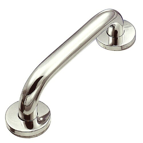 ステンレス金具 セーフティーバー カバー付 鏡面仕上げ 線径19mm 取手全長200mm 使用荷重80kgf 参考使用荷重:80kgf セット内容:本体(カバー付)1本、タッピンネジ6本、PCプラグ6本 光沢のある鏡面仕上げの手すりです。 ...