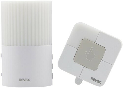 リーベックス(Revex) ワイヤレス チャイム インターホン XPNシリーズ 送受信機セット 防雨型押しボタン 増設用 コンセント式呼び出しチャイム 介護 9種類のLED色 XPN210B サイズ・重量(電池を含まない)(約):送信機/:...