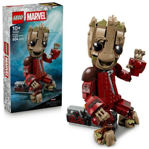レゴ(LEGO) マーベル 宇宙海賊ラヴェジャーズ ジャンプスーツのグルート おもちゃ 玩具 誕生日 プレゼント ブロック 男の子 女の子 子供 10歳 11歳 12歳 小学生 宇宙 対戦 ロボット 76341 グルートの組み立ておもちゃ ...