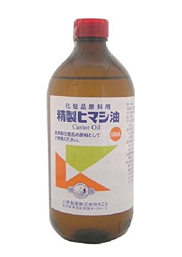 小堺製薬 新精製ヒマシ油 500mL 商品サイズ (幅×奥行×高さ) :75mmX75mmX185mm 内容量:500mL 原材料:ヒマシ油を100%含有する 商品紹介 手作り化粧品の材料にご使用いただけます。 ■注意 (1)小児の手の届か...