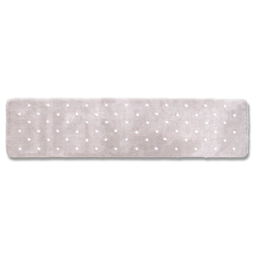 オカ 水玉2 キッチンマット 約60×240cm グレー サイズ:60×240×1.2cm 定番愛された水玉デザイン。キッチンになじみやすいベーシックカラー ふかふの段量のある踏み心地 滑り止め加工でキッチンワークも安心 アイテム:キッチン...