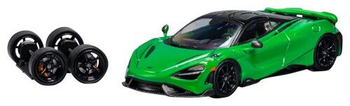 CM MODEL 1/64 マクラーレン 765LT グリーンクローム 完成品 CM MODEL 1/64スケールミニカー。 ダイキャストモデル。 車軸変更パーツ付属。 CM MODEL 1/64スケール、ダイキャスト製ミニカー。 車軸変更...