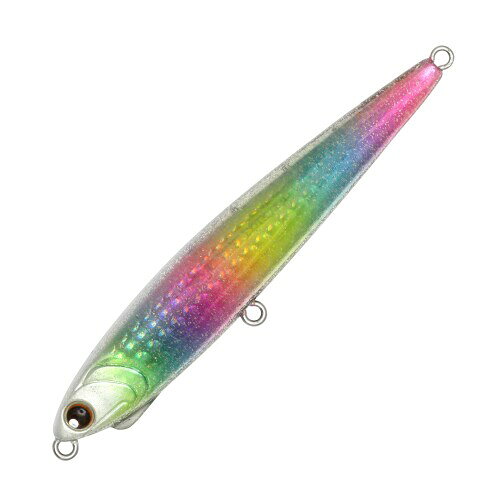 LONGIN LEVIN20g 95mmS025LNレンズキャンディー(銀粉ラメ) フィンキールの装着&リバースモードの搭載で、 さらに広がるシンキングペンシルの可能性? レビン 全長:95mm　ウエイト:20g　交換推奨フック:#6 ベン...