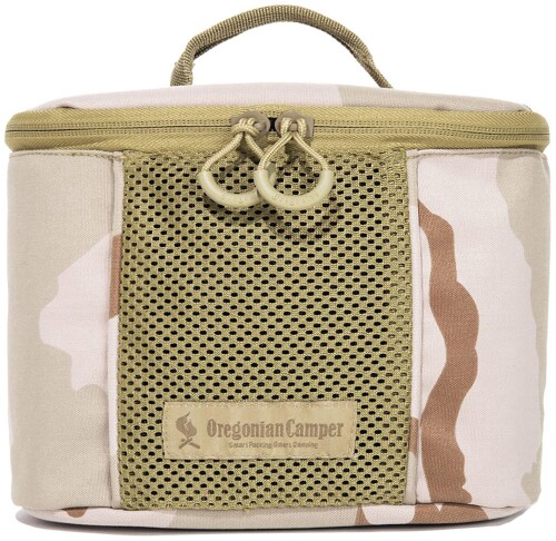 オレゴニアンキャンパー(Oregonian Camper) OD缶ケース ODカンtoGO デザートカモ OCB2238DC 素材・材質:TP-700 POLYESTER(ポリエステル) サイズ:幅22、マチ11、高さ17cm 性別:ユニセ...