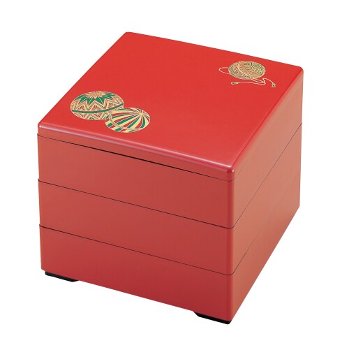 若泉漆器 3段重箱 5.5寸重 朱 てまり(内黒) H-166-8-A サイズ:16.5×16.5×16cm 本体重量:約455g 素材:ABS樹脂 生産国:日本 樹脂製なので、軽くて使いやすい 行楽、遠足、運動会にも使えます。 商品コード...