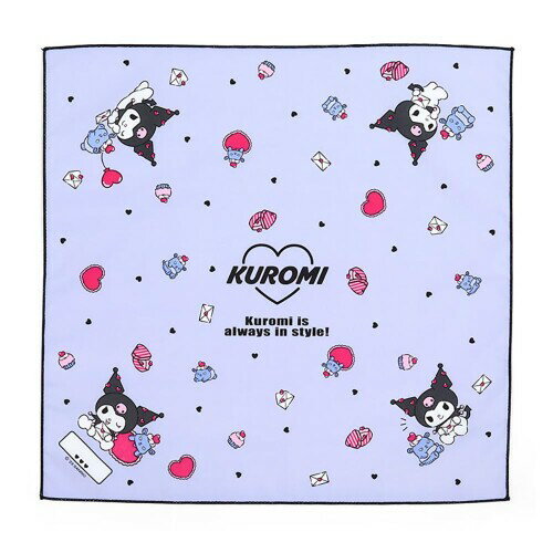 サンリオ(SANRIO) クロミ ランチクロス 073814 本体サイズ:約43×43cm。主な材料・原料:ポリエステル65%、綿35% お弁当を包むのにぴったりなサイズ。名前スペース付き。アイロンは中温(140〜150度)でおかけください...