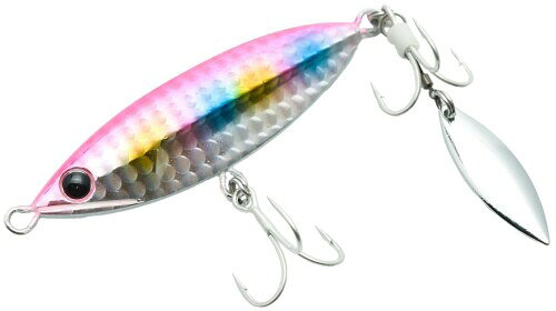 ジーク(Zeake) ビーザッパーピンクレインボーグローベリー20g B ザッパー(ブレイド、ザッパー)は、メインベイトであるサッパ(ママカリ)をイメージし、葉(リーフ)形状のボディーデザインを採用しました。 左右対称のセンター後方ウエイト...