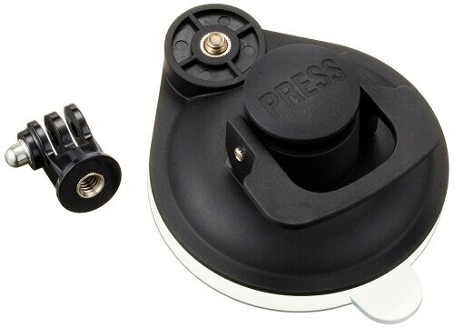 (レックマウント) ショートサクションカップマウント タイプ1Short Suction Cup Mount for ゴープロHEROシリーズカメラ用 曲面対応 GoProカメラを固定する為のショートタイプの吸盤スタンド　とにかく低く設置し...