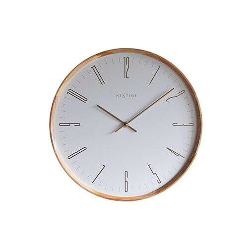 エルコミューン 壁掛け時計 Thin M ホワイト NXT-J008 【サイズ】W350×H350×D40mm 【素材】アルミ、木、MDF 【仕様】日本メーカー製スイープムーブメント 【仕様】単3乾電池×1(別売) オランダの時計老舗ブラン...