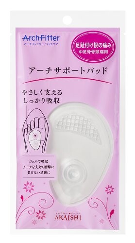 AKAISHI アーチサポートパッド 商品サイズ (幅X奥行X高さ) : 60×8×90 商品コード20063669707商品名AKAISHI アーチサポートパッド型番4986873213678サイズ1個 (x 1)※他モールでも併売してい...