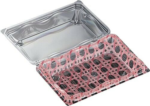 中央化学 日本製 使い捨て容器 リップル18-12 ラタンP 身 50枚入サイズ:約23.9×17.8×3.2cm 素材:OPS(電子レンジ不可) 身部分に色柄のついたカチッと閉まる折蓋式のフードパック(透明以外) 電子レンジ不可 安心安全...