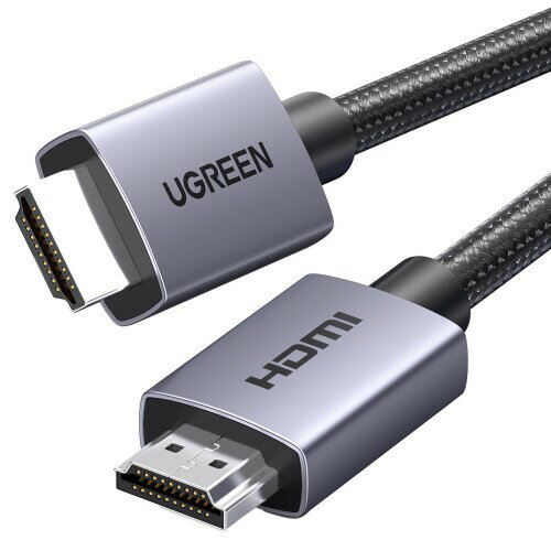 UGREEN 改良モデル ハイスピードHDMIケーブル 4K 60Hz HDMI2.0 プレミアムアルミ合金 イーサネット ARC 4K フルHD 1080P 3D PS5 PS4 Xbox Switch テレビ プロジェクター モニター ...