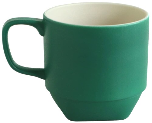 トラディションアコースティック TRIBECA PLAWARE スタッキング マグカップ グリーン 320ml スタッキングできるマグカップは軽量で割れにくく、持ち運びや収納にも便利です。 [ファイ]84 x h81, 100g / 320...