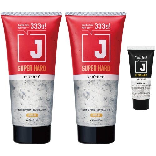 J スーパーハードジェル N*2個セット+おまけ付 ヘビーユーザーのためのジャンボサイズジェル。 商品紹介 ■ヘビーユーザーのためのジャンボサイズジェル。 ■発売から25年目を迎え、耐湿性ポリマー( ※1)を新配合( ※2)。 ■一日中髪型...