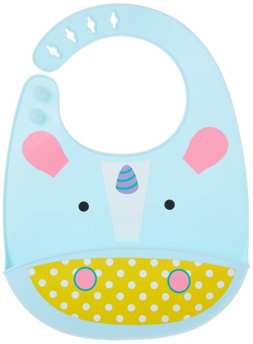SKIP HOP アニマル・シリコンビブ ユニコーン BBSH232204 シリコン素材でお手入れ簡単なビブ! ポケットが食べこぼしをキャッチ! [製造国] 中華人民共和国 シリコーン製でお手入れ簡単なビブ。 ポケットが食べこぼしをキャッチ...