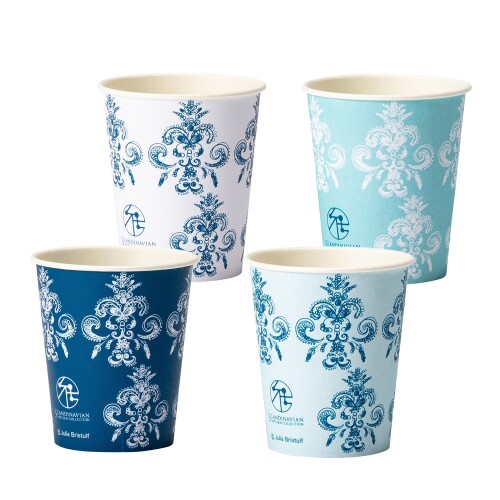 サンナップ まとめ買い 日本製 紙コップ 200個入(100個×2パック) 150ml 5oz 使い捨て クルビッツ シーンに応じて柄を選べるスカンジナビアンパターンコレクション 内面ポリエチレンラミネート加工 保管に便利で衛生的な透明袋梱...