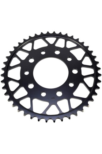 ザム(XAM) スプロケット リア タフライト 525-44 ホンダ系用 バイク用品 ドリブン スチール製 B5105R44K X.A.M社独自設計のライトニングホールと黒の焼き付け塗装により、シャープで高耐久のスプロケットが誕生しました。...