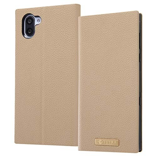 AQUOS R3 耐衝撃 手帳レザーTETRAサイドマグ プレート付/モカ AQUOS R3 ( docomo SH-04L / au SHV44 ) 専用 ケース ロゴプレートと優しい色合いが特徴の女性向けレザーケース。4つ角のエアクッシ...