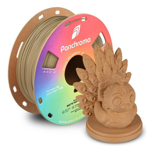 Polymaker(ポリメーカー) パンクロマ Matte 3Dプリンターフィラメント PLA 1.75mm 1000g 旧PolyTerra PLA パステルピーナッツ Polymaker Panchroma ー 3Dプリントを彩るフィラ...