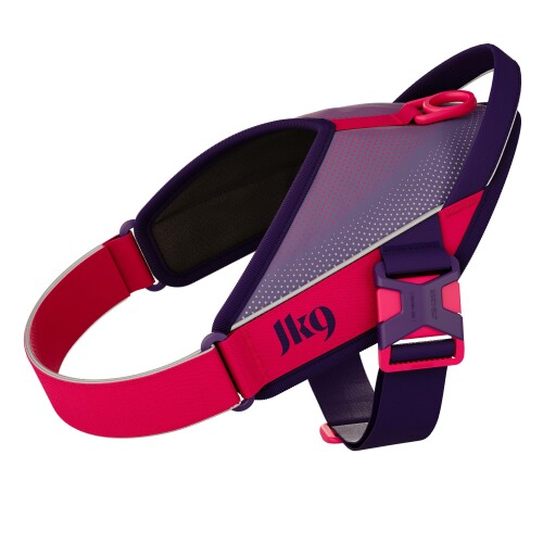 JK9 ストリートハーネス, サイズ: XL/2, ラズリベー 胸回り: 71 - 96 cm, 体重: 28 - 40 kg 都会生活のために設計 次世代デザイン 鮮やかな色彩 新しいハンドルデザイン 都市での使用のために開発 360度ど...