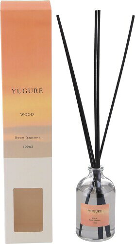 不二貿易 リードディフューザー さわやかなウッドとベチバーの香り (YUUGURE) 100ml 芳香剤 ルームフレグランス 38980 心やすらぐ睡眠を手助けするアロマディフューザー100ml 香りノート:【トップノート】サンダルウッド ...