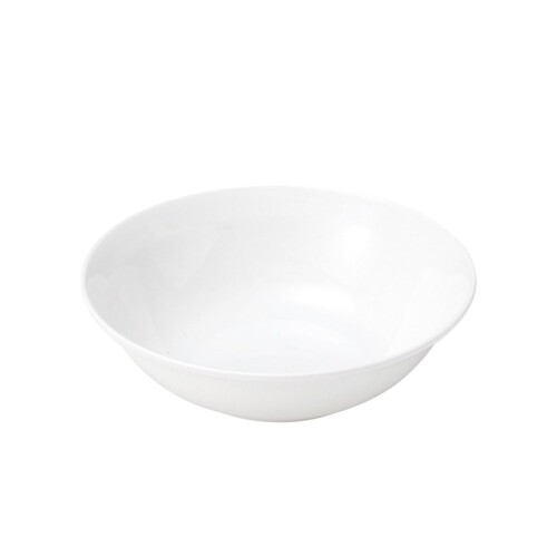 OGISO(おぎそ) アウトレット 14cm 深皿 サラダボウル 取り皿 子ども食器 食洗機 電子レンジ 割れにくい 軽い 陶磁器 強化磁器 保育園 ホワイト 材質:強化磁器 食器として使用する上で問題ない小さな黒い点やキズ、凹み、ひずみが...