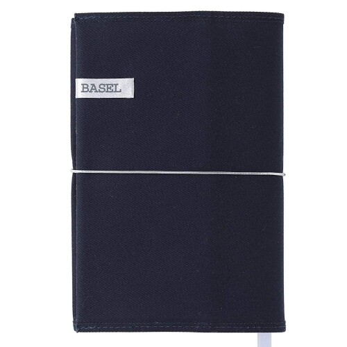 コンサイス カダケス ブックカバー 新書 ゴムバンド付き ミッドナイトブルー 133155 材質-本体:綿(裏塩化ビニール樹脂加工) ゴム:天然ゴム・テトロンフイルム ハトメ:黒ニッケル 見開きサイズ縦177×横251mm 厚さ約1cm~3...