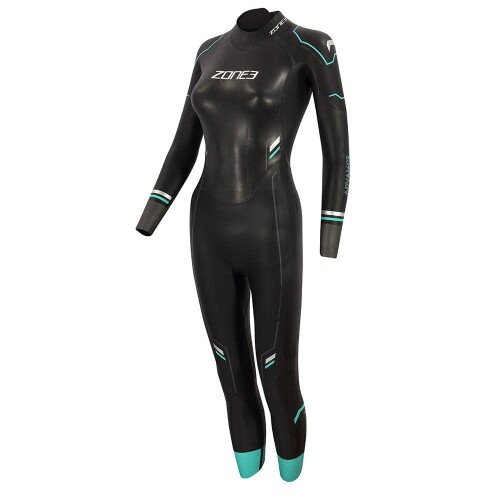 ZONE3 ゾーンスリー ウェットスーツ トライアスロン レディース ネオプレン素材 フルスーツ Women's Advance Wetsuit - Black/Pink/Silver ML 女性用ウェットスーツ トライアスロン 世界最高水...