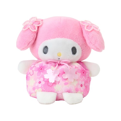 サンリオ(SANRIO) おてのりドール（さくら） マイメロディ 対象年齢3才以上 668630 本体サイズ:約幅10×奥行7×高さ10cm。主な材料・原料:ポリエステル ボディにはちりめん風素材を使用。ペレット入りでお手玉のような触り心地...