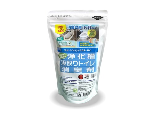 スリーケー 消臭剤 浄化槽 汲取トイレ 300g 商品サイズ (幅×奥行×高さ) : 95mm×55mm×210mm 内容量 : 300g 商品紹介 特殊な腐植土から抽出した微生物の酵素が活躍。 汲取りトイレ 汲取り直後に便槽に投入するだけ...