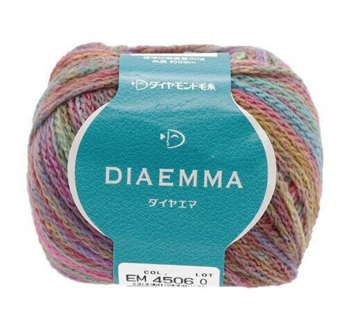 DIAMOND ダイヤモンド 秋冬毛糸 『ダイヤエマ 4506番色』 素材:ウール100% 仕立:30g(約99m) 太さ:極太 使用針:棒針8〜10号、かぎ針7/0〜8/0号 標準ゲージ:メリヤス編19〜21目 27〜29段 秋冬毛糸 『...