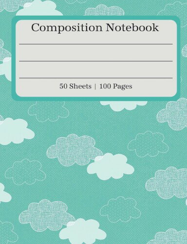 Composition Notebook: Cloud Doodles Composition Book (100 Pages | 50 Sheets) 商品コード20078071912商品名Composition Notebook: Cl...