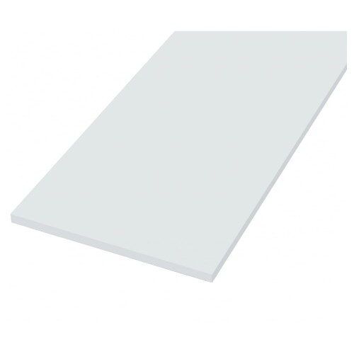 ウッドワン 仕上げてる棚板 ホワイト色(無地) 合板 4面エッジテープ仕上げ (長さ780x奥行400x厚み20mm 糸面) STT0780M-D1I-W [長さ780x奥行400x厚み20mm 糸面] 【使用用途】奥行400mm　お鍋やフ...