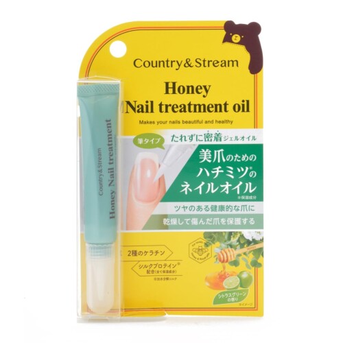 カントリー&ストリーム ネイルトリートメントオイル C ハチミツ（保湿成分）のネイルオイル フレッシュなシトラスグリーンの香り 美しい爪のためのハチミツ(保湿成分)のネイルオイル。乾燥して傷んだ爪にうるおいとツヤを与えます。 フレッシュなシ...