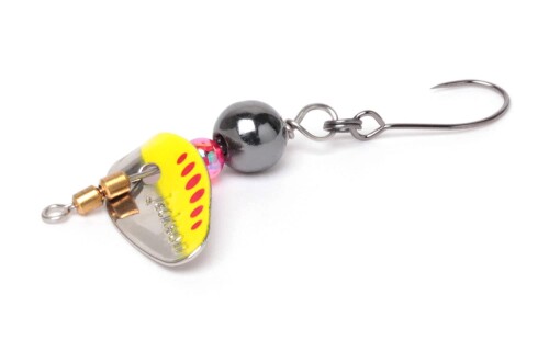 ジャクソン(Jackson) ルアー バギースピナー 3g YS イエローシルバー/レッドドット 全長: 31.5mm 自重: 3g 悪条件でより効果を発揮する、それがこのバギースピナーです。フロントカップブレードによりキャストの際、空気抵...
