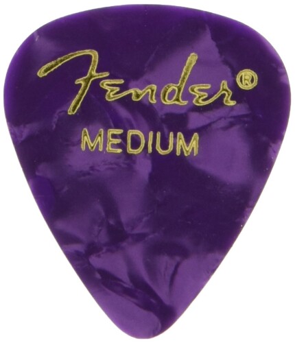 Fender ピック 351 SHAPE PREMIUM PICKS MEDIUM, PURPLE MOTO(12PACK) ギター用ピック12枚入り 豊富なカラーバリエーション 伝統的な形 豊富な厚み どんなギターやベースを演奏する時も、...