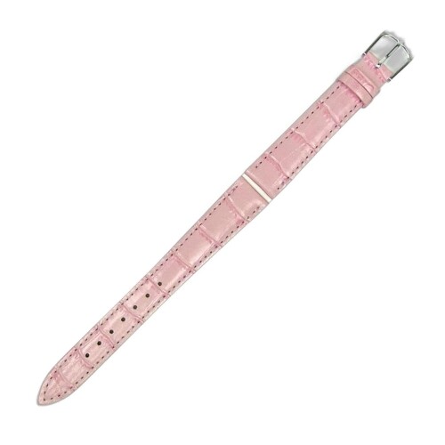 (マルマン) (EICO(エイコウ)) 時計バンド 牛(型押ワニ) 日本製 S 86827 ク 12mm カラー:ピンク(ピンク) 尾錠:銀色 ベルト幅:12mm、尾錠幅:10mm 加工:ウェルダー加工、ステッチ入 特徴:裏材/防菌防臭加工...