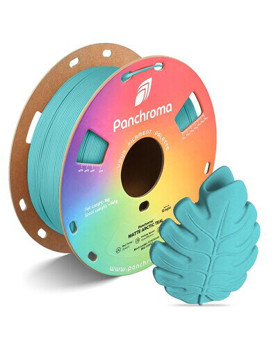 Polymaker(ポリメーカー) パンクロマ Matte 3Dプリンターフィラメント PLA 1.75mm 1000g 旧PolyTerra PLA アークティックティール Polymaker Panchroma ー 3Dプリントを彩るフ...