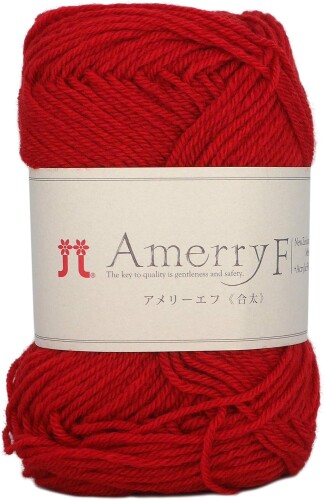 ハマナカ 毛糸 アメリーエフ合太 中太 col.508 レッド 系 30g 約130m 5玉セット 2458 セット 素材:ウール(ニュージーランドメリノ)70%、アクリル30% 太さ: 合太 タイプ(約 30g約130m ) 使用針(棒針...