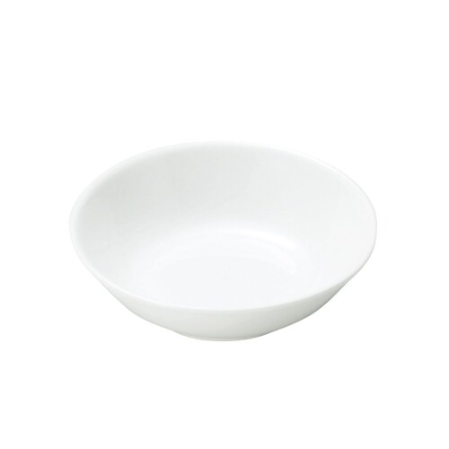 OGISO(おぎそ) アウトレット 12.5cm 深皿 サラダボウル 取り皿 子ども食器 食洗機 電子レンジ 割れにくい 軽い 陶磁器 強化磁器 保育園 ホワイト 材質:強化磁器 食器として使用する上で問題ない小さな黒い点やキズ、凹み、ひず...