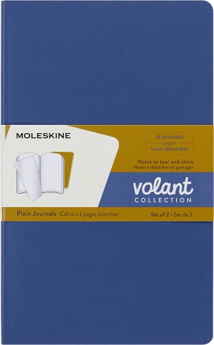 Moleskine Volant Journals Large Plain Forget.Blue Amber.Yellow 【名称】VOLANT ジャーナル 【色】フォーゲット ミー ノット ブルー、アンバーイエロー 【タイプ】白紙 【サ...