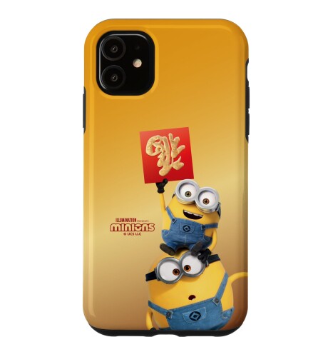 ミニオンズ Bob and Otto Lunar New Year スマホケース iPhone 11 用 Bob and Otto stack up to celebrate the Lunar New Year! Spreading jo...