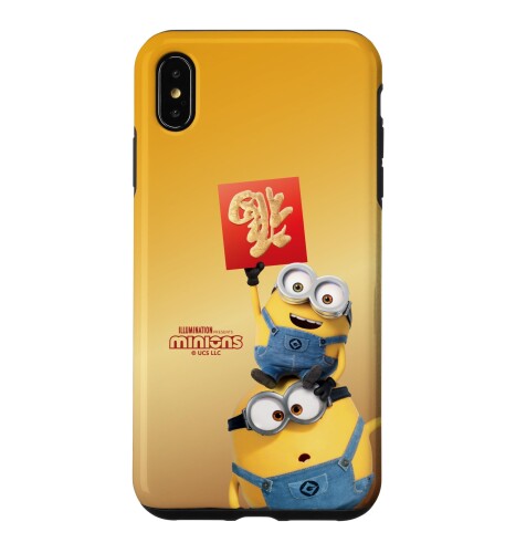 ミニオンズ Bob and Otto Lunar New Year スマホケース iPhone XS Max 用 Bob and Otto stack up to celebrate the Lunar New Year! Spreadin...