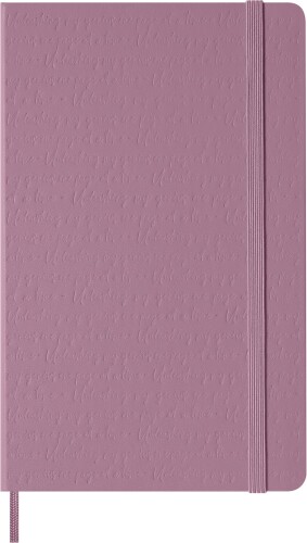 モレスキン ノート エンボス加工ノートブック 横罫 ラージサイズ (横13cm×縦21cm) ハードカバー マジェスティックピンク QP060D26 表紙には「Unleash your genius one page at a time」と...