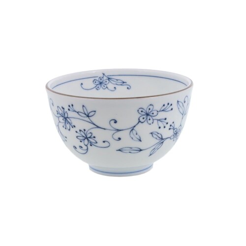 EAST table（イーストテーブル）ミニどんぶり 小丼ぶり 美濃焼 線唐草 訳あり・アウトレット 565cc 口径12.8×高さ7.9cm 日本製 電子レンジ 食洗機可 yex-046-7 サイズ : 口径12.8×高さ7.9cm・容量...