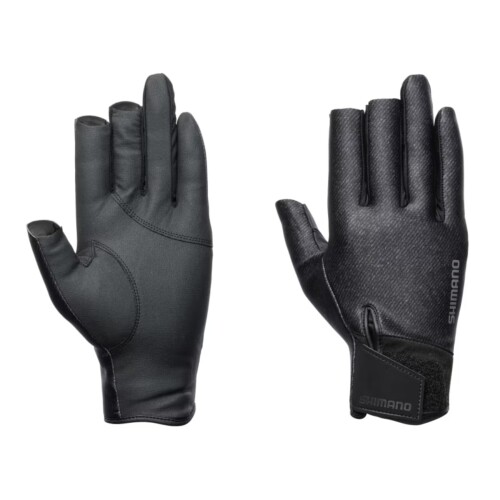 シマノ(SHIMANO) 03 タイタニューム・アルファ グローブ 3本カット セミロング GL-055Y チャコールツイード M カラー:チャコールツイード サイズ:M 素材:[甲]表 ポリエステル85%ポリウレタン15%・裏 クロロプレ...