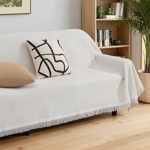 VECELO ソファ カバー マルチカバー 長方形 230*180cm ソファー おしゃれ 保護カバ ソファカバーかけるだけ sofa cover 3 seater 北欧風 キズ防止 汚れ防止 洗える 四季通用 大判 肘付き 肘なし 【商品...