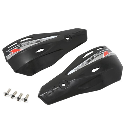 ジータレーシング(ZETA RACING) X2プロテクター ブラック アーマーハンドガードシリーズに装着可能 コンパクト設計 泥 飛び石 枝 プロテクション 保護 モトクロス MX エンデューロ ED レース 林道 モタード ダートフリー...