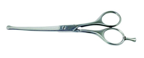 わんにゃんfactory ペット用トリミングシザー 犬 猫 カット用はさみ 売上げの一部は日本赤十字社の活動資金として寄付されます。 目の周りやお尻回りの毛のお手入れに最適なカットハサミ 先端も丸いので安心 全体に刃部分をカールさせています...