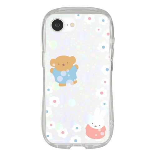 グルマンディーズ ミッフィー iPhone16e 対応 クリスタルクリアケース ミッフィー＆ボリス MF-578B 裏面を覆うiPhone16e対応プロテクトジャケットです。 背面・側面全体にTPU素材を用いた、クリアタイプのソフトケースで...